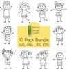 Stick Figures Svg, Stick People Svg, Stick Figure Bundle, Stick Figure ...