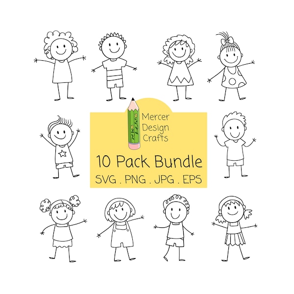 Stick Figures Svg - Etsy