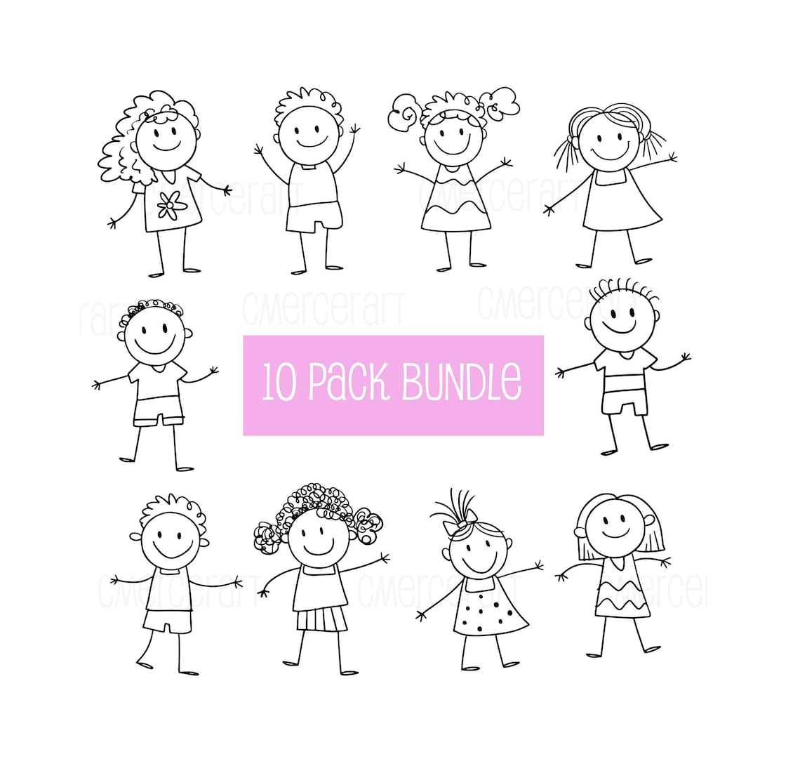 Stick Figures Svg Stick People Svg Stick Figure Bundle - Etsy