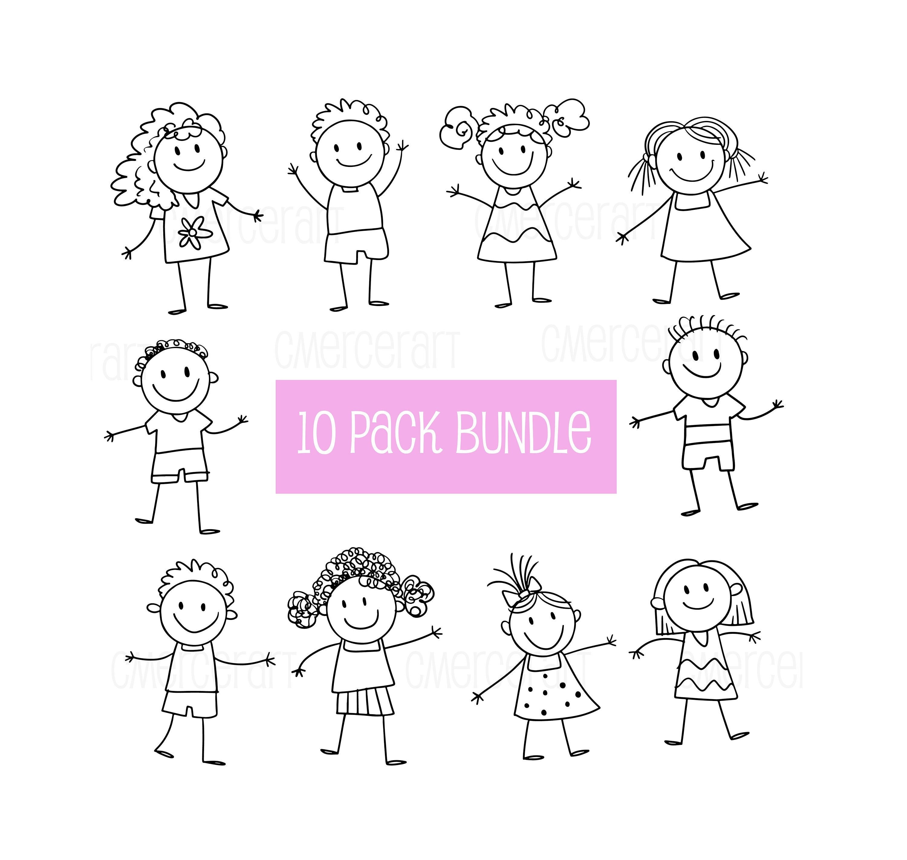 Stick Figures Svg Stick People Svg Stick Figure Bundle - Etsy