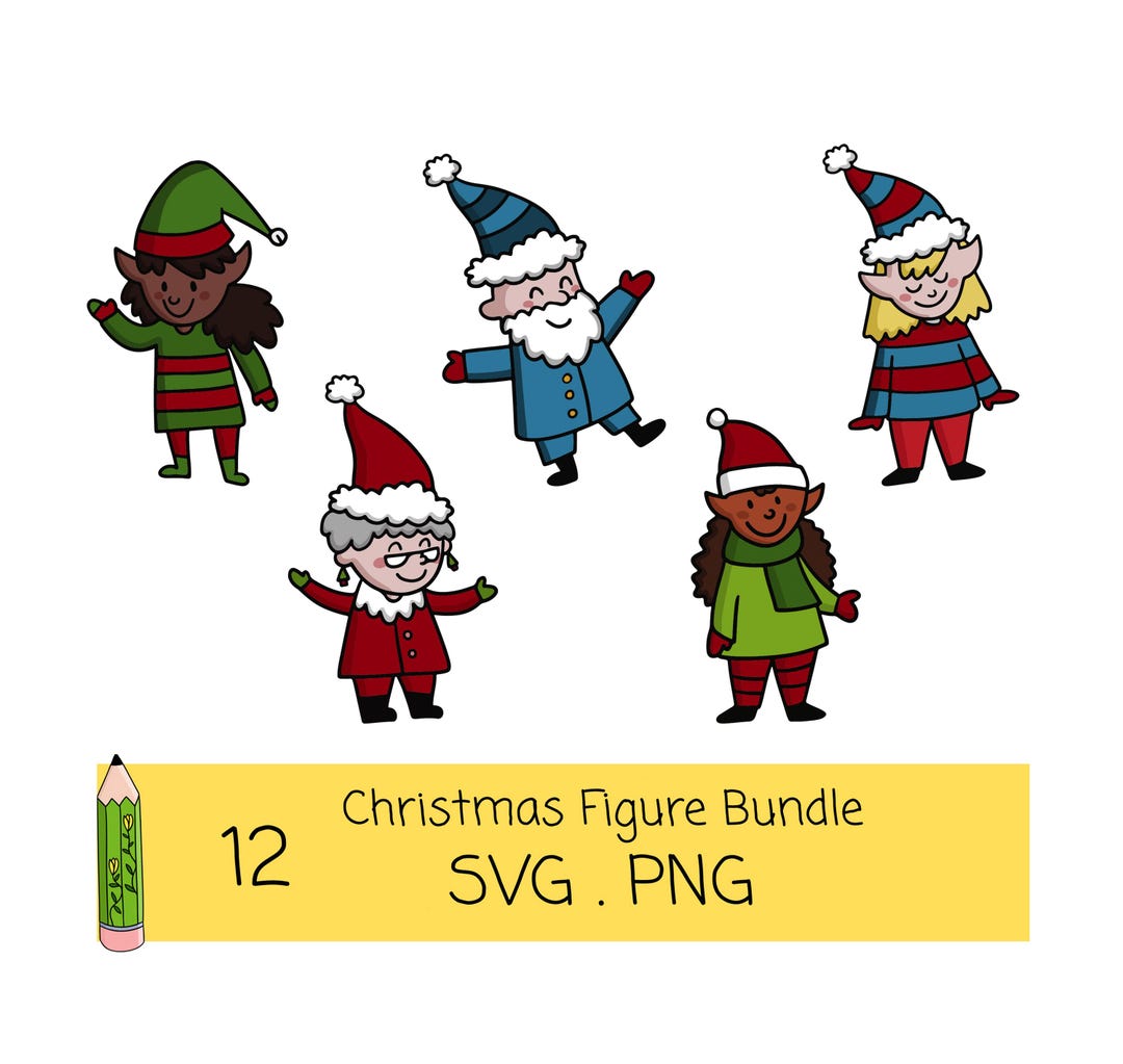 Christmas Clipart Bundle, Christmas Png, Christmas Clipart, Christmas ...