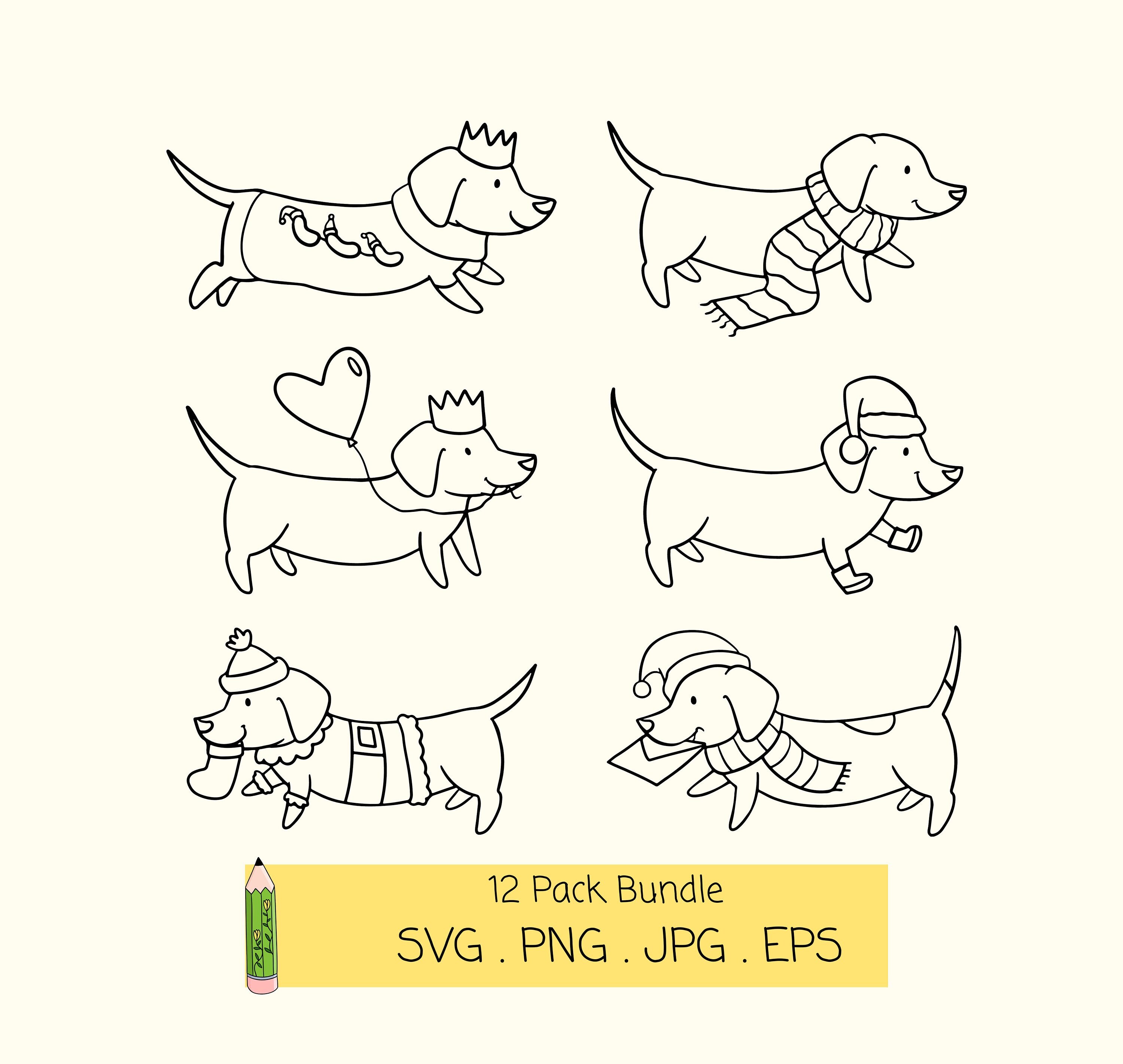 Dog SVG Bundle Animal SVG Christmas Svg Bundle Dog Clipart - Etsy