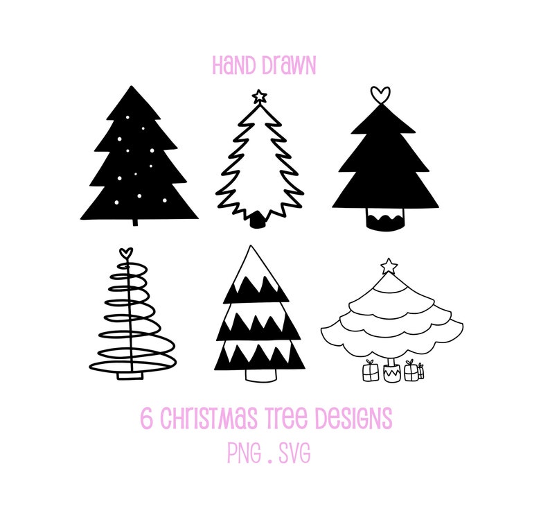 Christmas Clipart Bundle, Christmas Tree Png, Christmas Tree Clipart ...