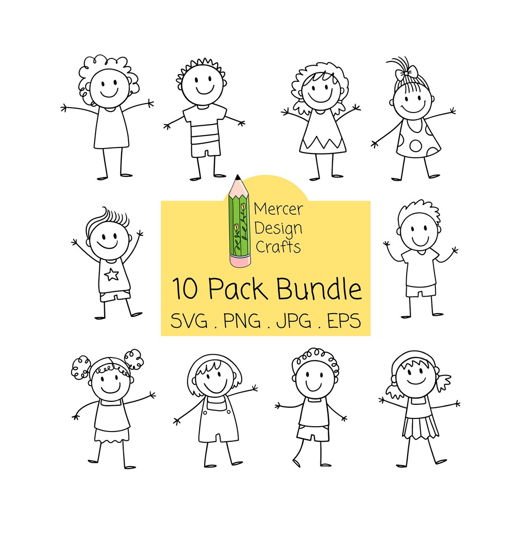 Stick Figures Svg, Stick People Svg, Stick Figure Bundle, Stick Figure ...