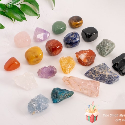 Beginner Crystal Set 8 Crystals Starter Kit With Healing Etsy