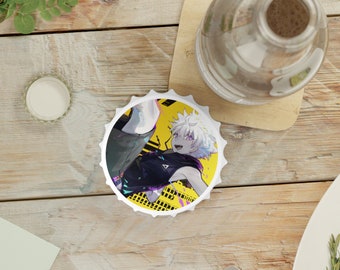 Anime Bottle Opener Magnet - Etsy