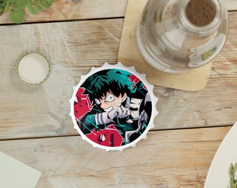 Anime Bottle Opener Magnet - Etsy