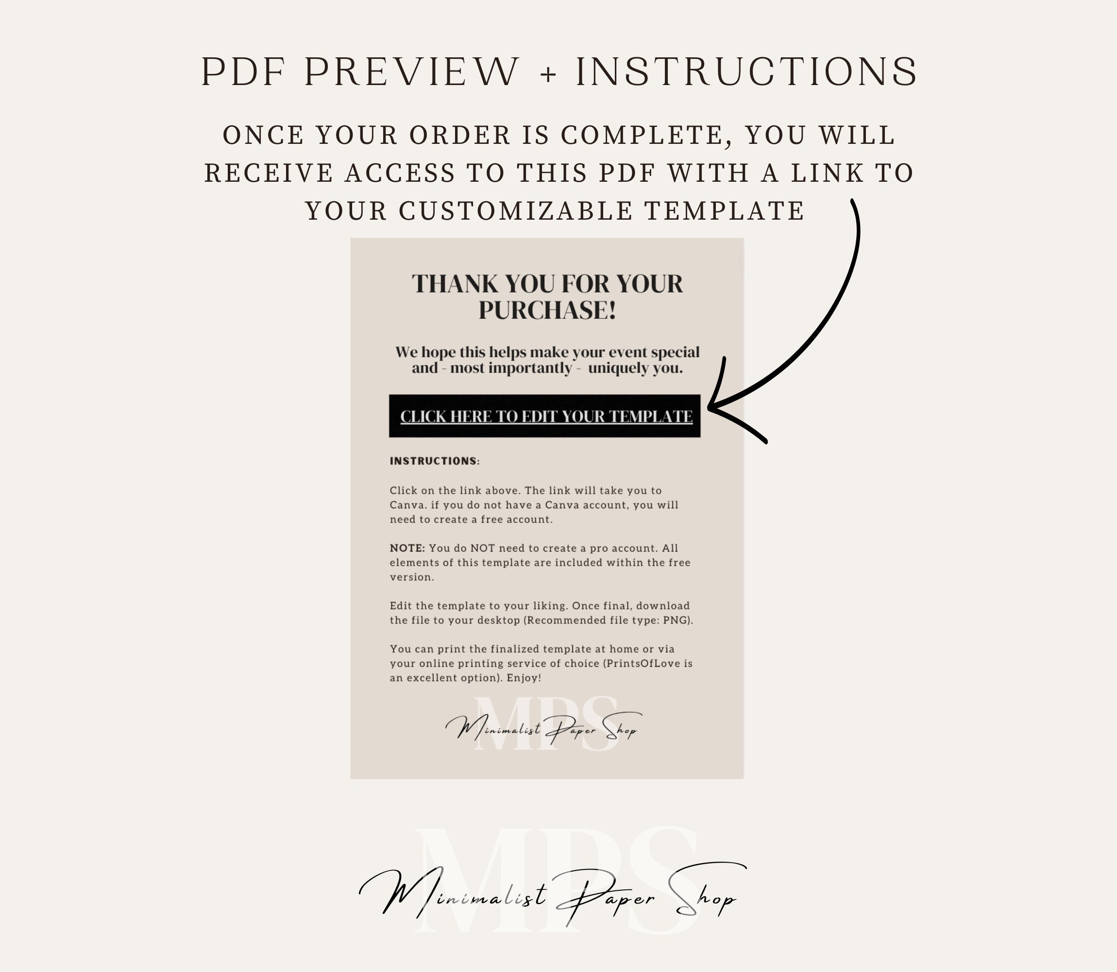 Chic Black and White Wedding Program Template | Wedding Order of Events ...