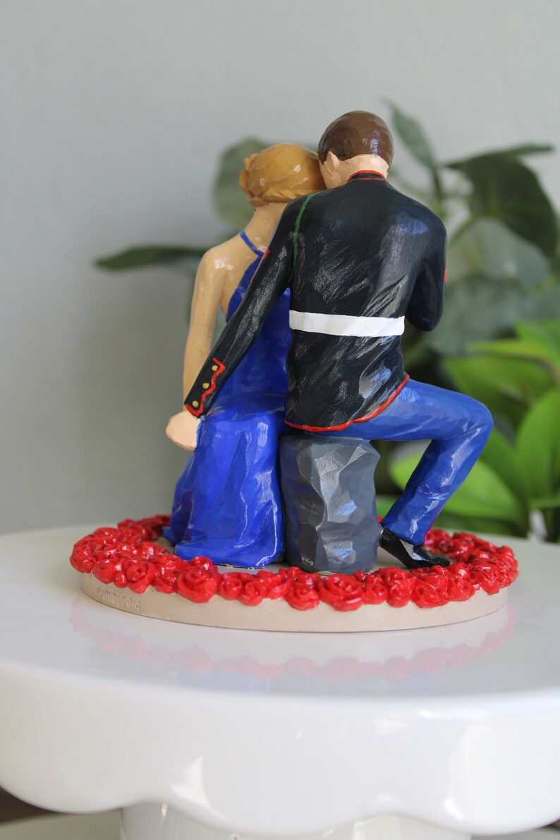 Military Wedding Cake Topper for Couple Custom Gift Cake - Etsy