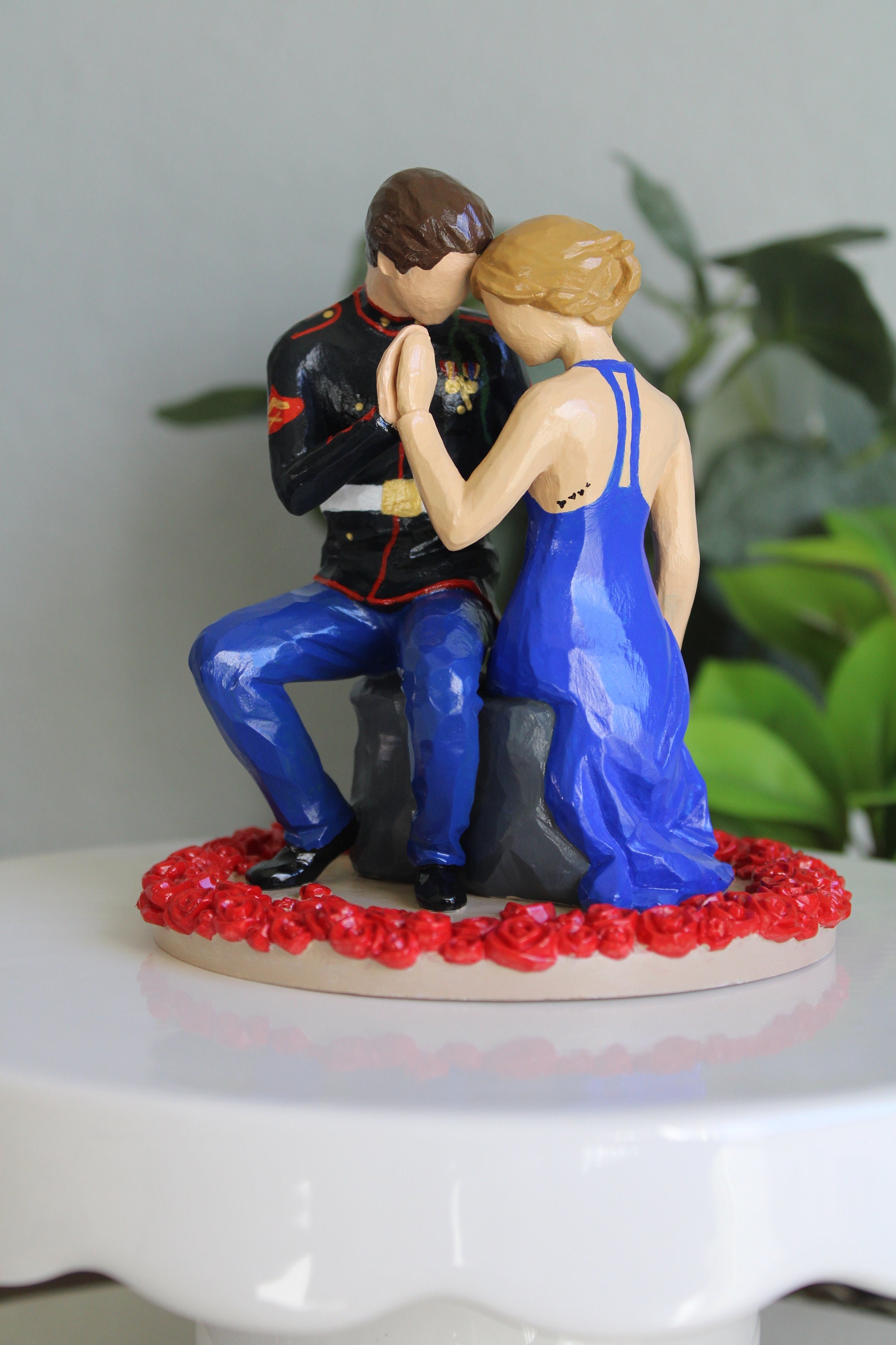 Military Wedding Cake Topper for Couple Custom Gift Cake - Etsy