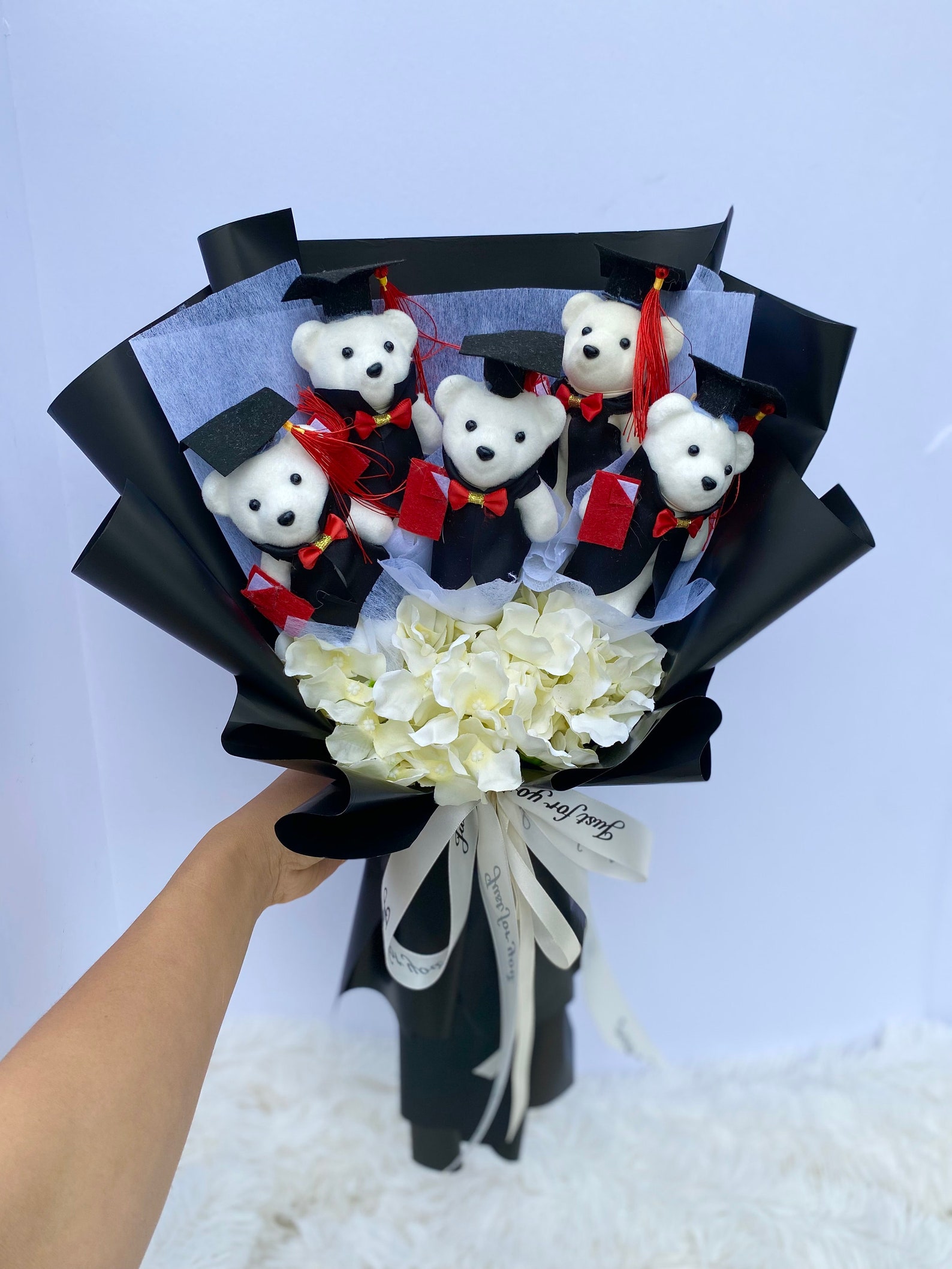 Graduation Bear Flower Bouquet Flower Bear Flower Bouquet Graduation ...