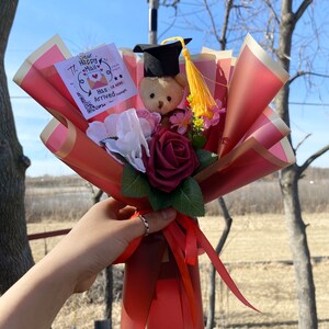 Kindergarten Graduation Bouquet Bear Graduation Gift for Kid Graduation ...