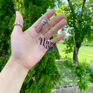 Nurse Life Acrylic Keychain Gift Nurse Gift Keychain Healthcare Worker ...