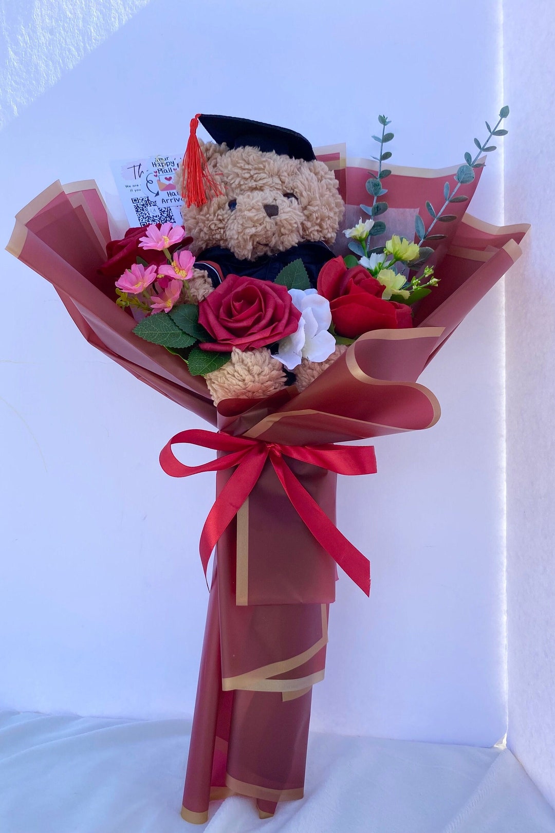 Boyfriend Graduation Gift Graduation Bear Bouquet Preschool Graduation ...