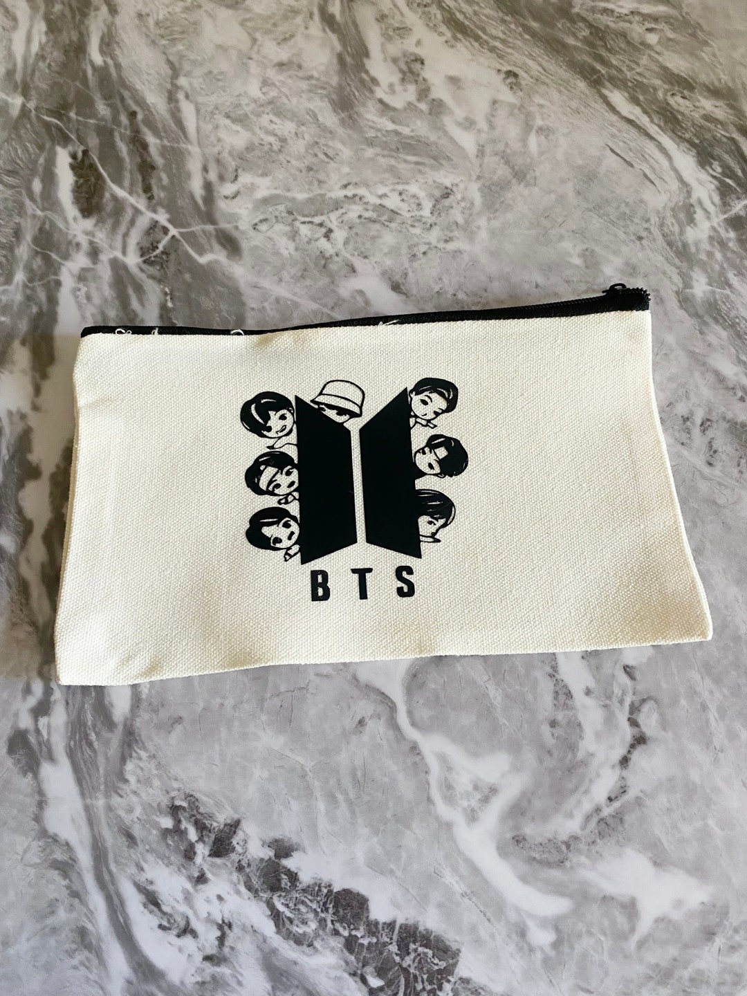 BTS K-pop Pencil Case BTS Lover Gift BTS Fan Army Gift Canva - Etsy