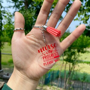 Nurse Life Acrylic Keychain Gift Nurse Gift Keychain Healthcare Worker ...