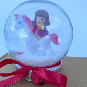 Girl Unique Snow Globe Gift for Niece Birthday Snow Globe Christmas ...