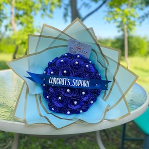 Phd Graduation Gift Graduation Bouquet Red Rose Bouquet Nurse ...