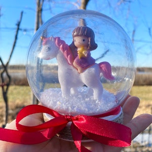 Girl Unique Snow Globe Gift for Niece Birthday Snow Globe Christmas ...