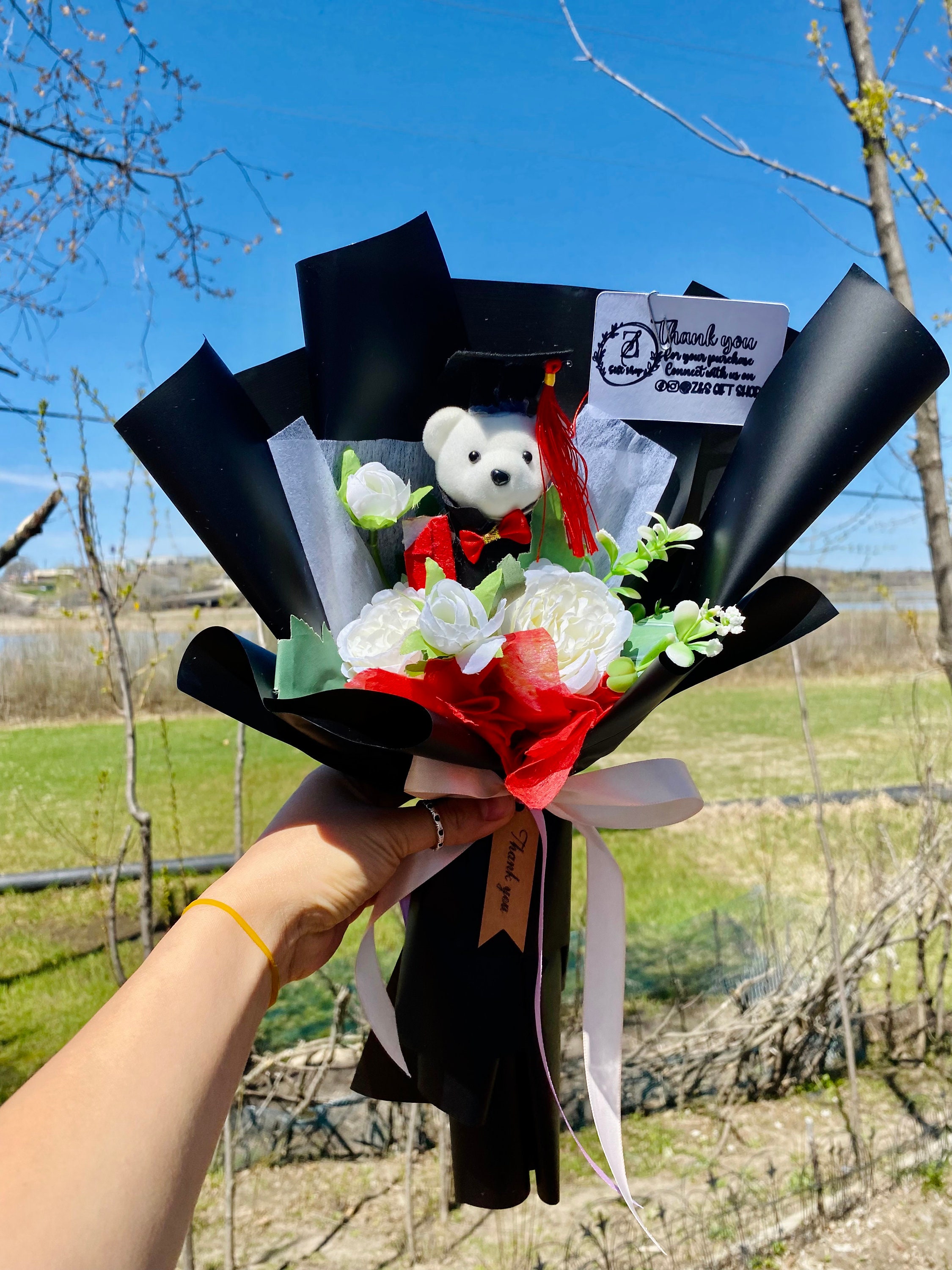 Teddy Bear Graduation Bouquet Gift Plushie Bouquet Graduation - Etsy