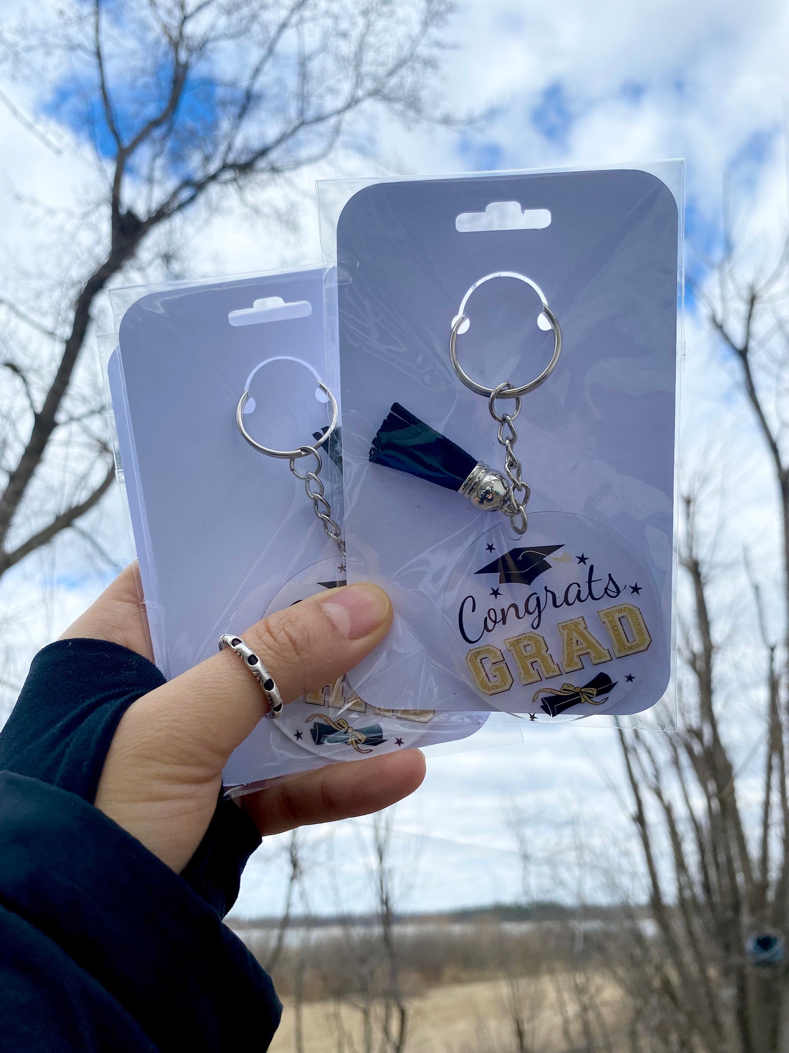 Graduation Keychain Congrats Grade Keychain Acrylic Graduation Keychain ...