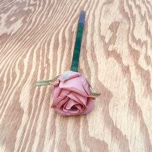 Red Rose Floral Pen Gift for Writer Handcraft Rose Pen Love Note Gift ...