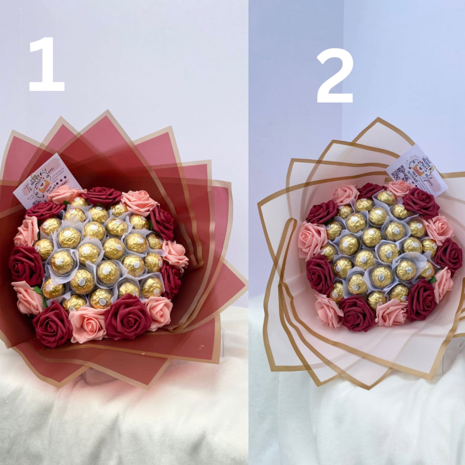 Ferrero Rocher Bouquet Chocolate Rose Bouquet 1 Wedding Anniversary ...