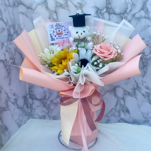 Kindergarten Graduation Bouquet Bear Graduation Gift for Kid Graduation ...