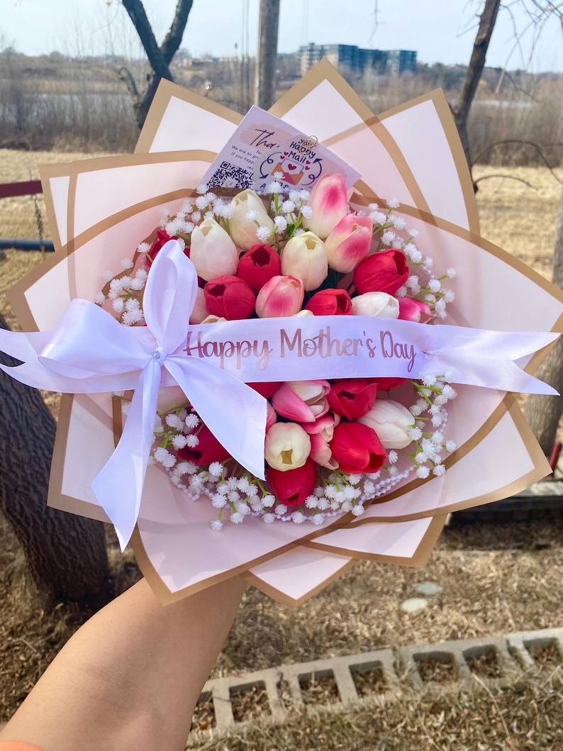 Personalize Mother Day Bouquet Gift Step Mom Birthday Bouquet Gift ...