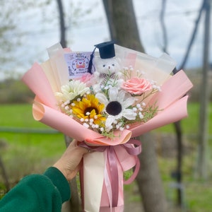 Kindergarten Graduation Bouquet Bear Graduation Gift for Kid Graduation ...