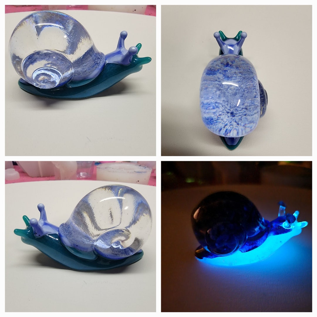 Resin Snail Decor Glow in the Dark Bodies Awesome Shell - Etsy