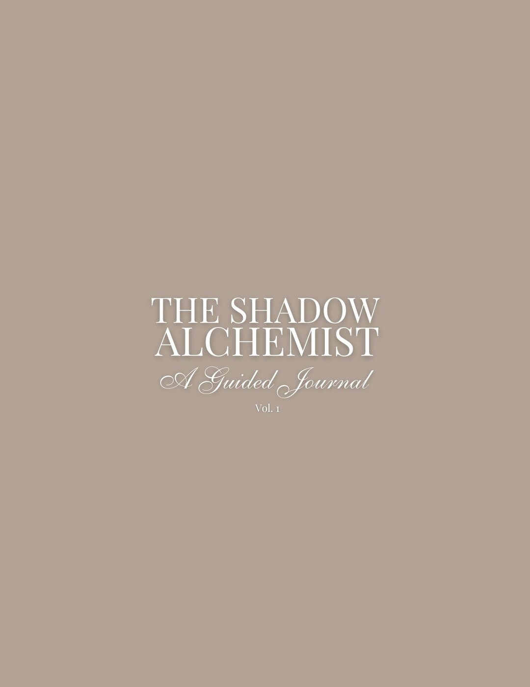 The Shadow Alchemist : A Guided Shadow Work Journal - Digital Download ...