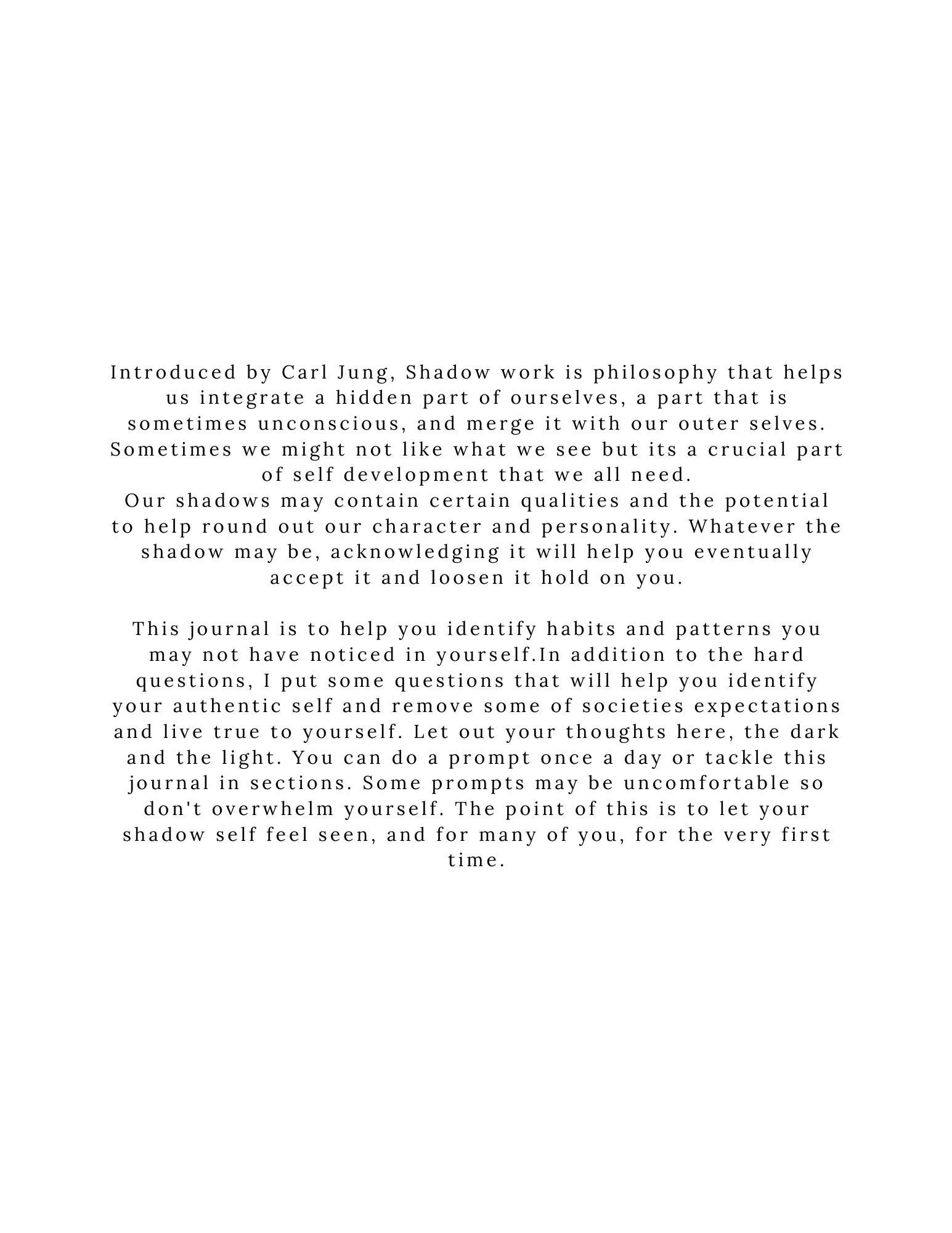 The Shadow Alchemist : A Guided Shadow Work Journal - Digital Download ...