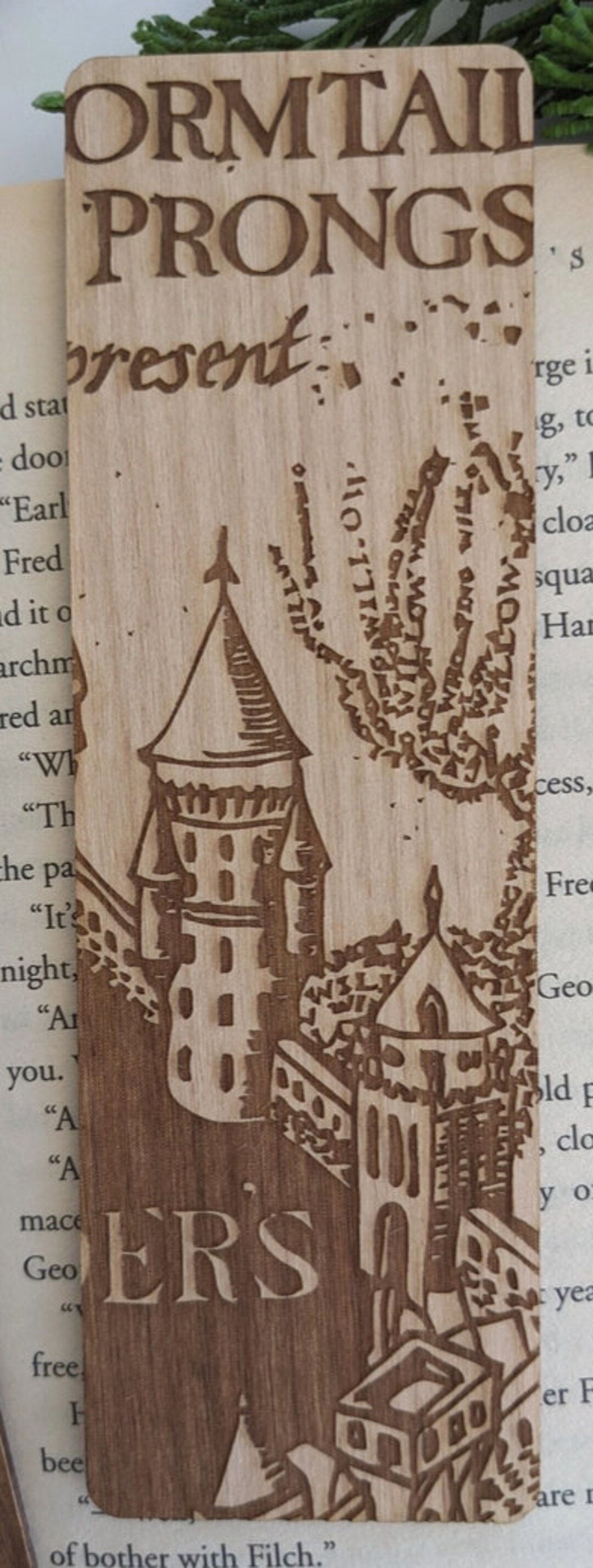 Harry Potter Marauders Map Bookmark - Etsy