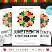 Juneteenth Celebration Digital Editable Template, Juneteenth Party ...