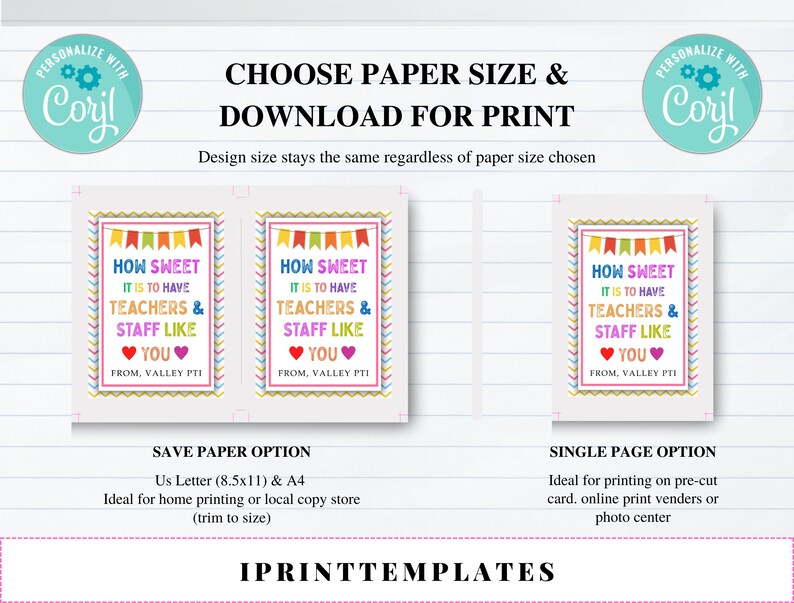 How Sweet It is to Have Teachers and Staff Like You, Teacher ...