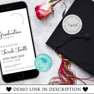 Graduation Party Invitation Template Printable Graduation - Etsy