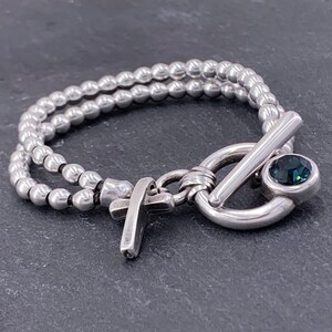 Large Link Chain Bracelet, Silver Plated Bracelet for Women, Bracelet ...