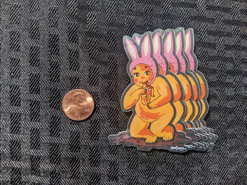 Sonny Angel Devouring His Son Creepycute Parody Die-cut Sticker - Etsy