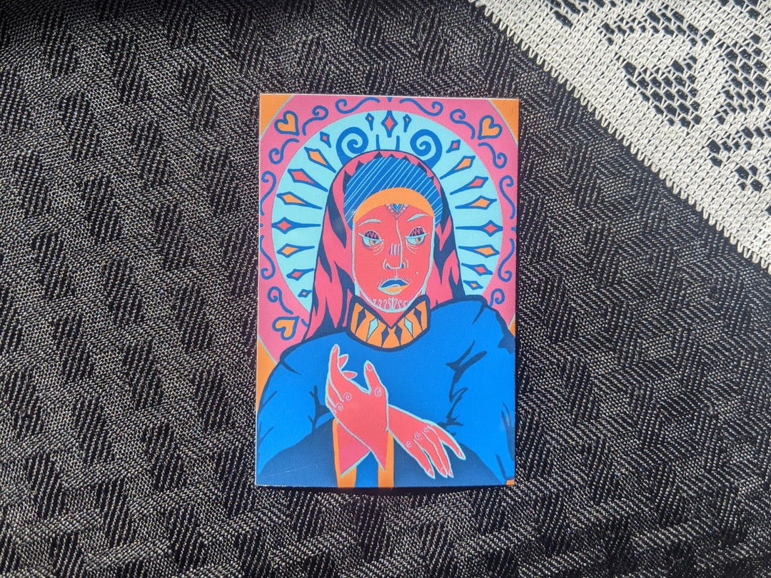 Funky Nun Vinyl Sticker - Etsy