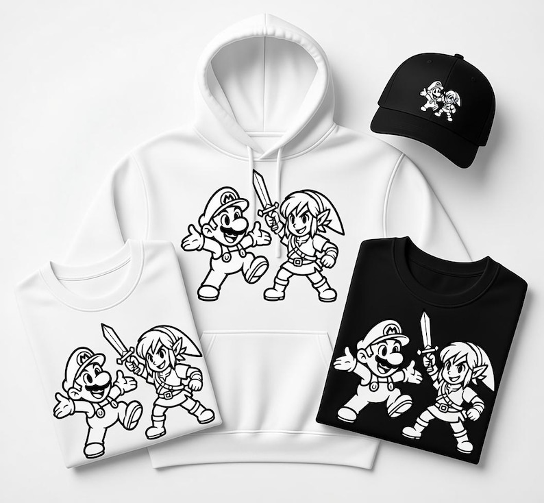 Mario Link Svg, High Quality Godzilla Png, Kong Svg for Cricut, Clipart ...