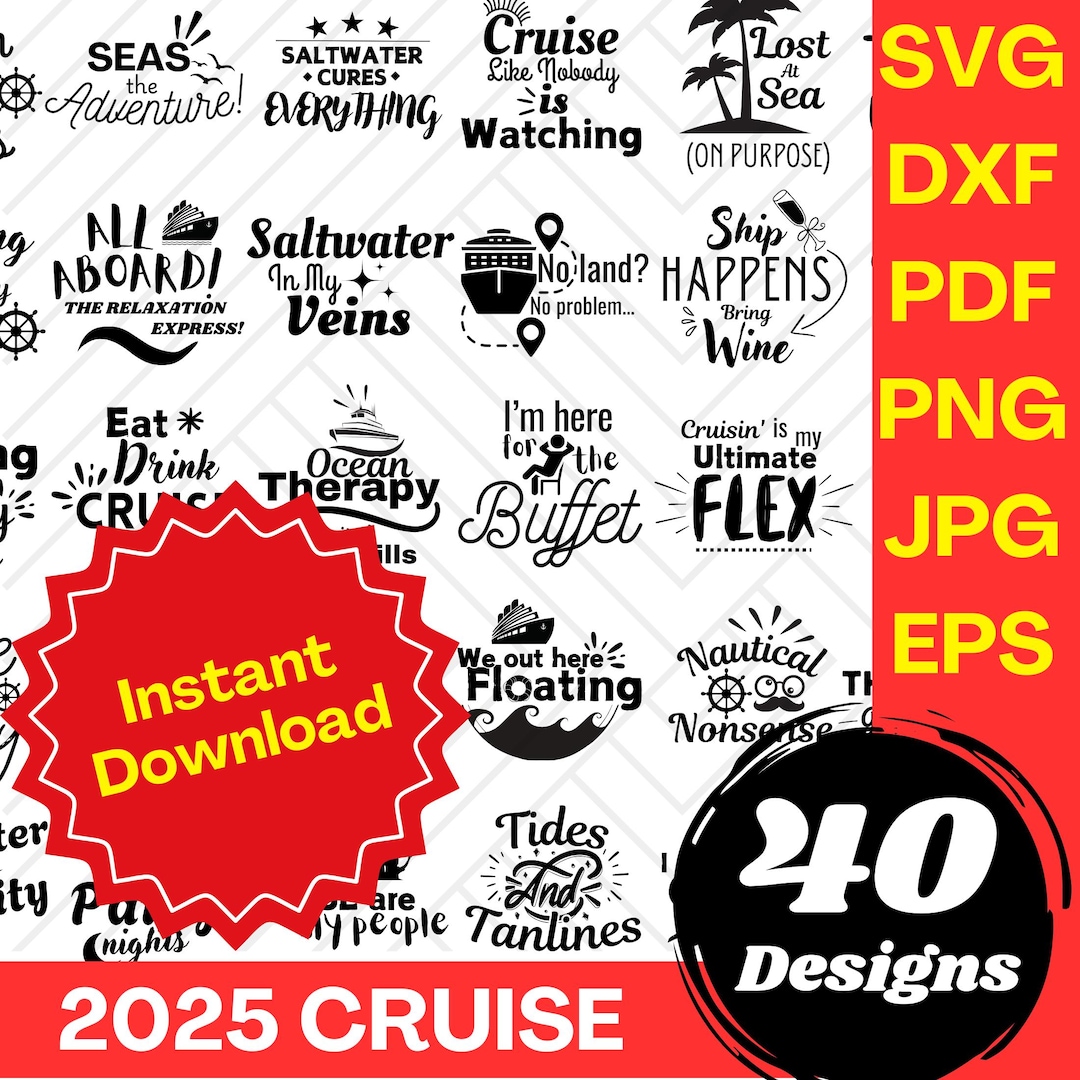 Family Cruise SVG Bundle, Cruise SVG, Family Vacation Svg, 2025 Family ...