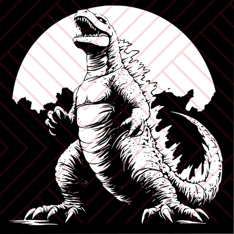Godzilla Svg, High Quality Godzilla Png, Kong Svg for Cricut, Clipart ...