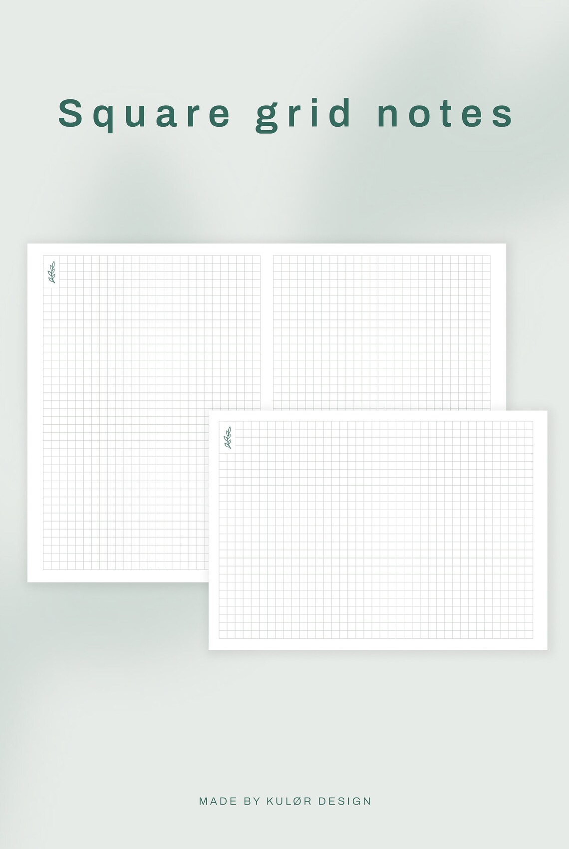 Square Grid Printable A3/a4/letter, Instant Download PDF - Etsy