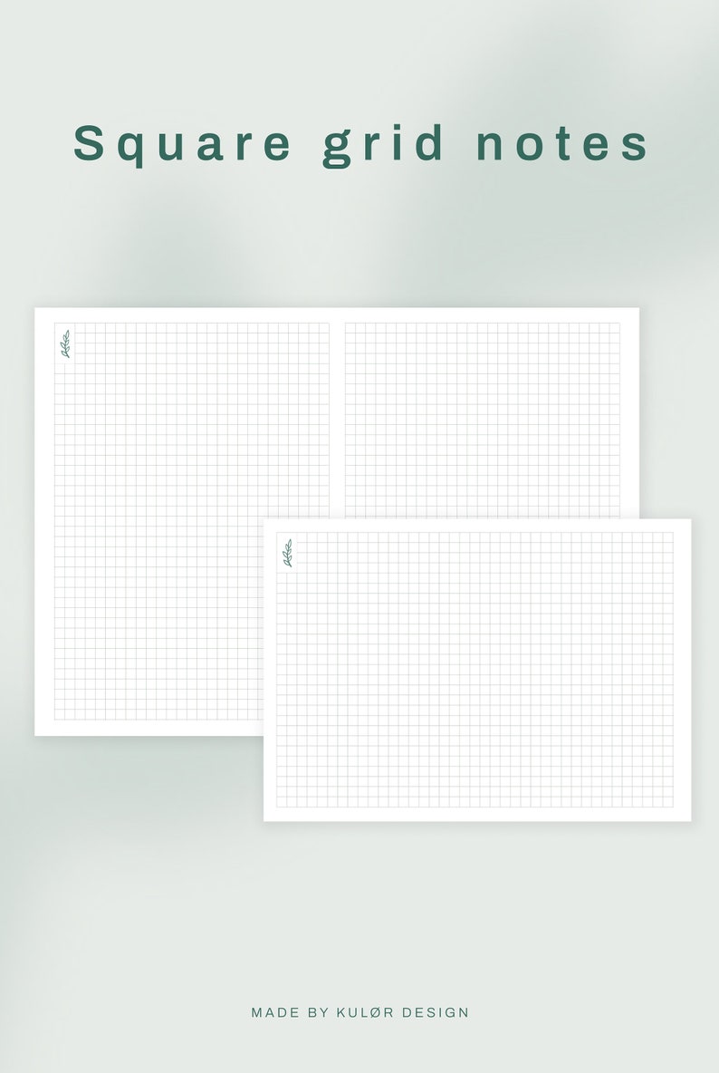 Square Grid Printable A3/a4/letter, Instant Download PDF - Etsy