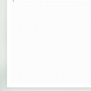 Dot Grid Printable A3/a4/letter, Instant Download PDF - Etsy