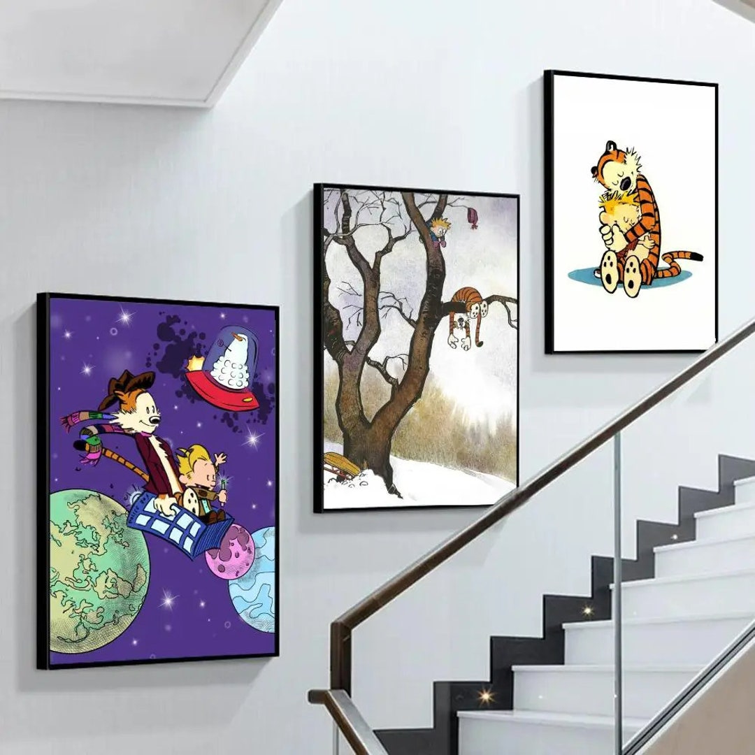 Cartoon Character Kids Room Decor Wall Art Canvas Painting Posters ...