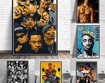 Rapper Star Wall Art - Etsy