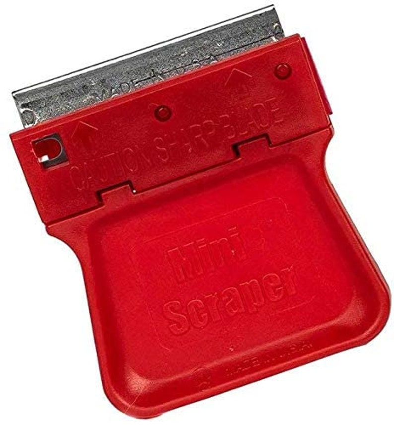 8 Mini Scrapers Original Mini Razor Scrapers: Pocket-sized Gunk, Debris ...