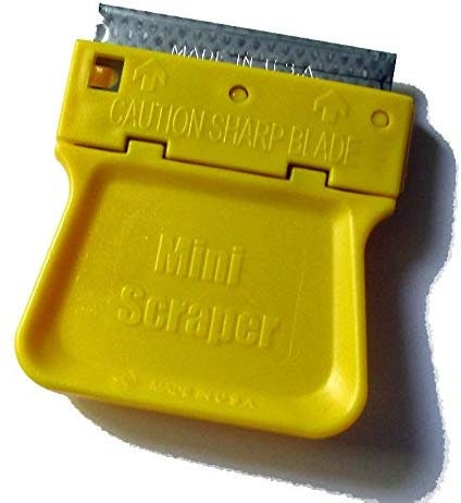 8 Mini Scrapers Original Mini Razor Scrapers: Pocket-sized Gunk, Debris ...